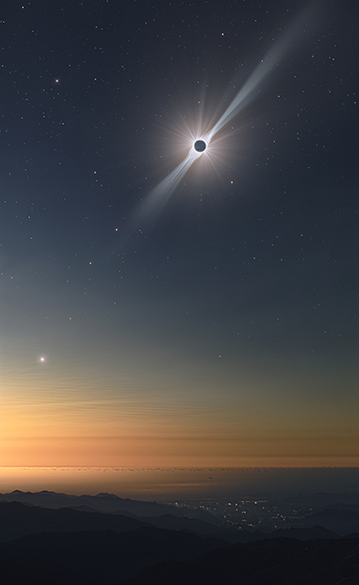 2019 Total Solar Eclipse – HDR astrophotography by Nicolas Lefaudeux