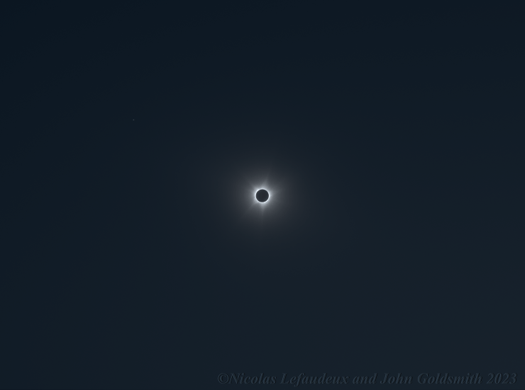 2023 Total Solar Eclipse – HDR astrophotography by Nicolas Lefaudeux