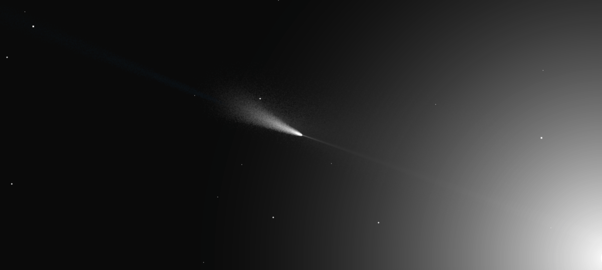 Comet tails simulations – HDR astrophotography by Nicolas Lefaudeux